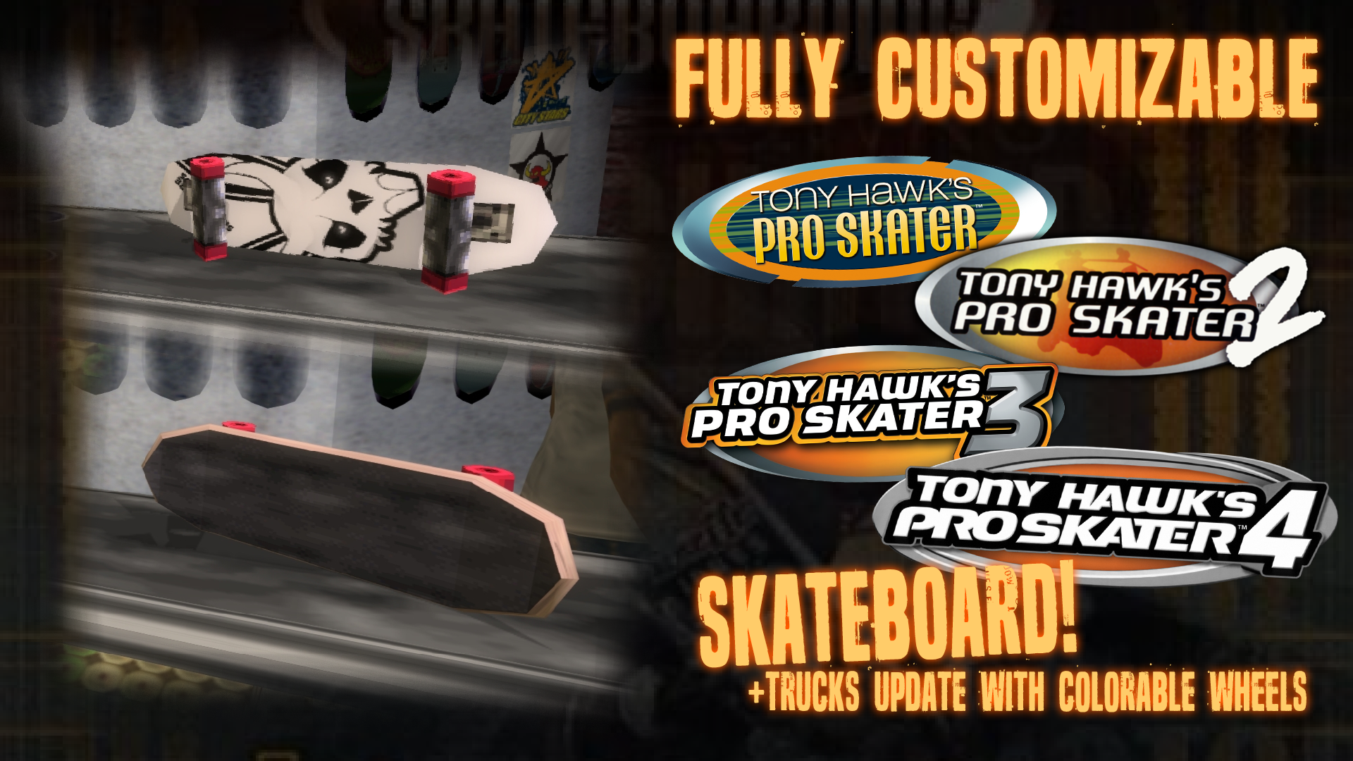 reTHAWed | Customizable THPS (PSX) SkateBoard